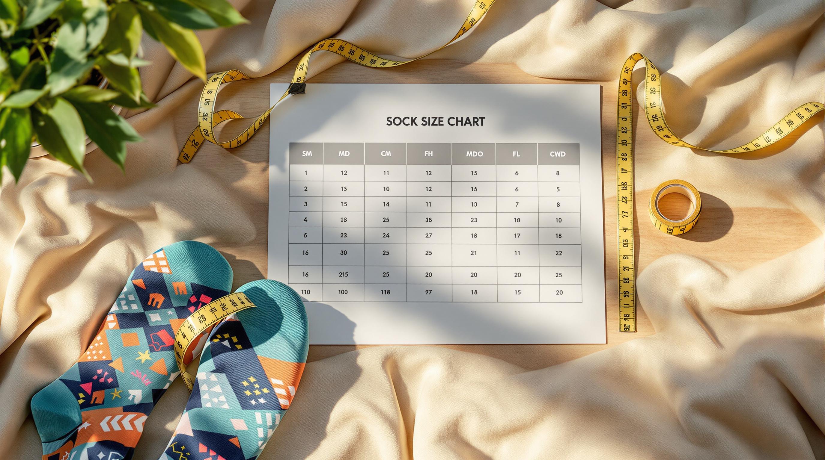 Sock Size Chart: Finding Your Perfect Fit – Wheel House Designs